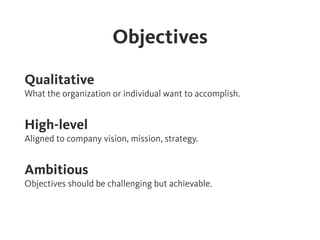 OKR - Objectives and Key Results - Effective Goal Setting on Company ...