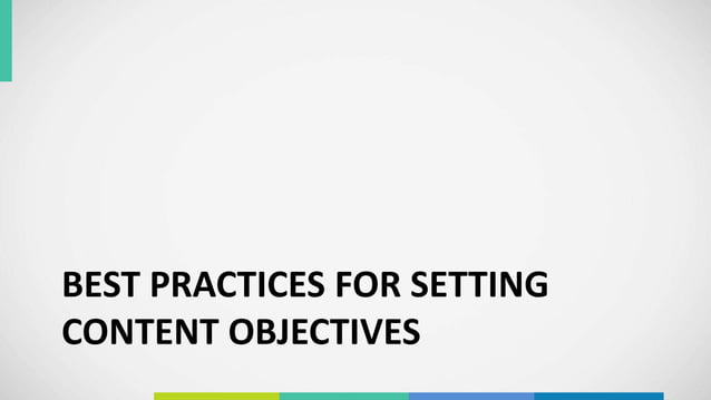 Developing an Objectives-Based Content Model | PPT