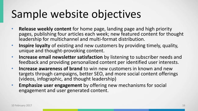Developing an Objectives-Based Content Model | PPT