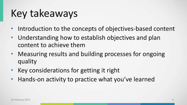 Developing an Objectives-Based Content Model | PPT
