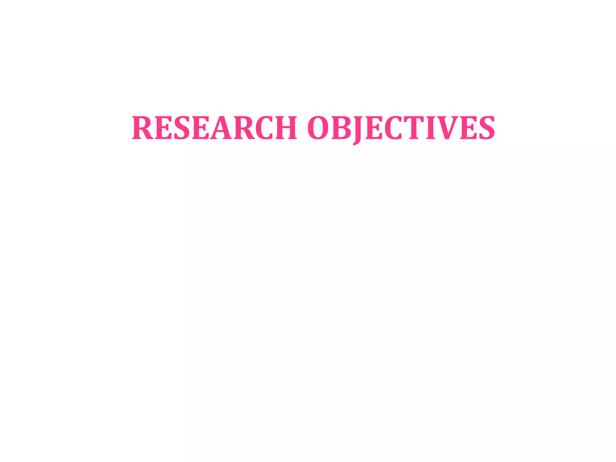 Research Questions, Objectives, and Hypothesis | PPTX