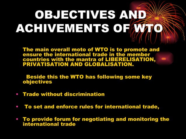 objectives of wto | PPT