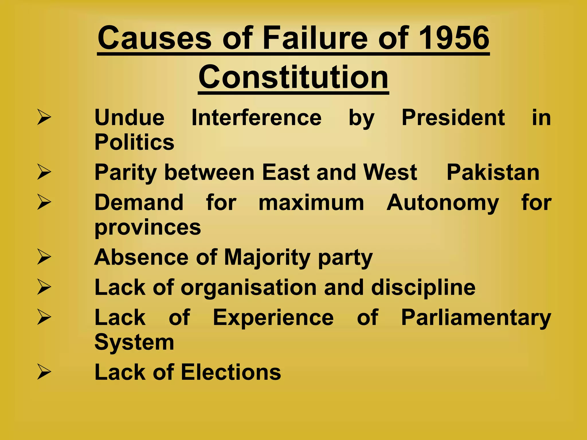 Constitutional Development of Pakistan,Objectives Resolution 1949 ...