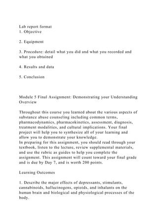 Objectives1. Learn to read and use the resistor color code.docx