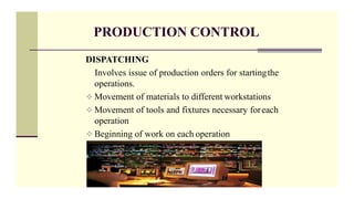 Objectives and function of Production Planning and Control | PPTX
