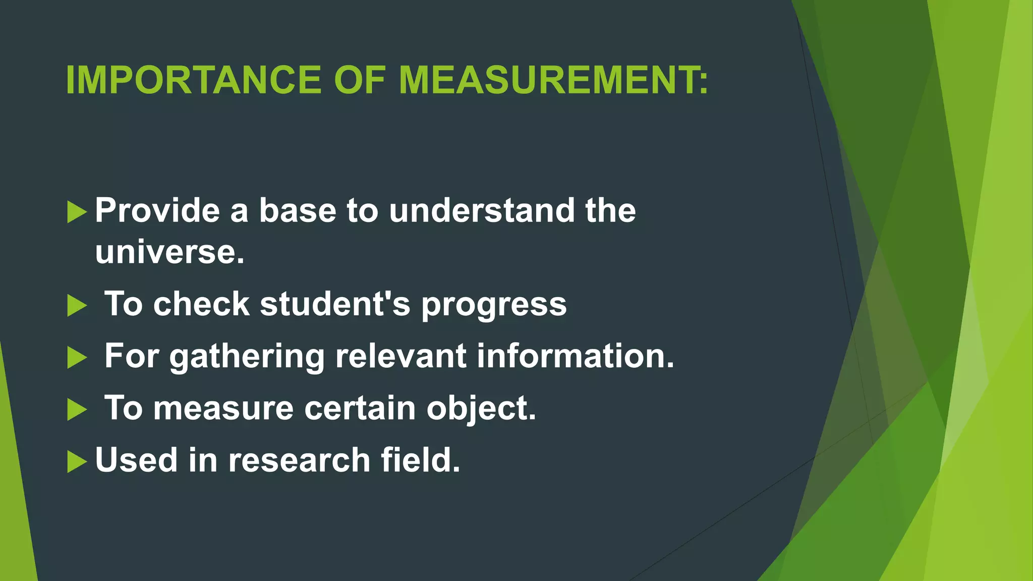 Objectives and importance of measurement and evaluation | PPTX