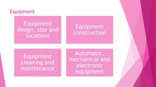 Objectives and policies of c gmp, layout of building and services | PPTX