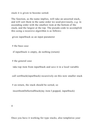 Objectives Assignment 09 Applications of Stacks COS.docx