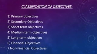 STRATEGIC MANAGEMENT OBJECTIVES BY SAI PPT.pptx | Business | Business ...