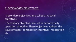 STRATEGIC MANAGEMENT OBJECTIVES BY SAI PPT.pptx | Business | Business ...