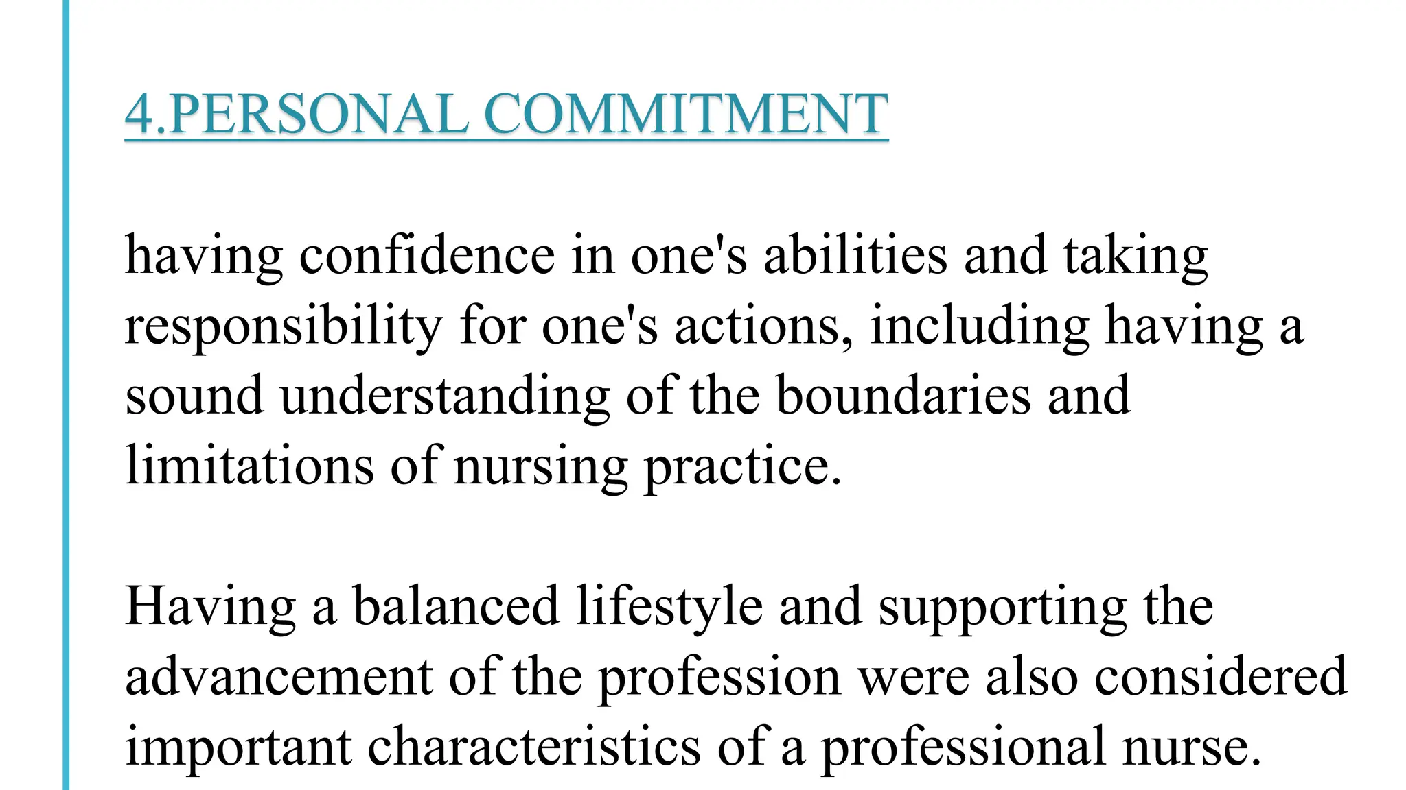 OBJECTIVES , CHARACTERISTICS , CONCEPT AND PHILOSOPHY OF NURSING.pptx