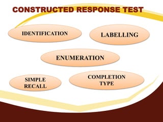 Objective & scoring essay test- preeti sharma | PPTX | Standardized ...