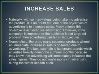 Objectives of advertisements | PPTX