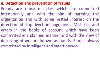 Objectives of auditing | PPTX