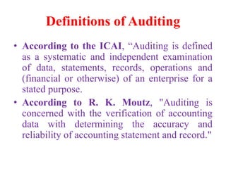 Objectives of auditing | PPTX