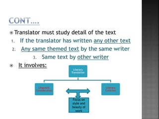 Objectives of commercial and literary translation by Ami Sojitra | PPT