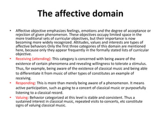 Objectives of curriculum | PPTX | Education