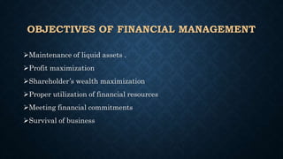 Objectives of financial management- profitability vs shareholder’s ...