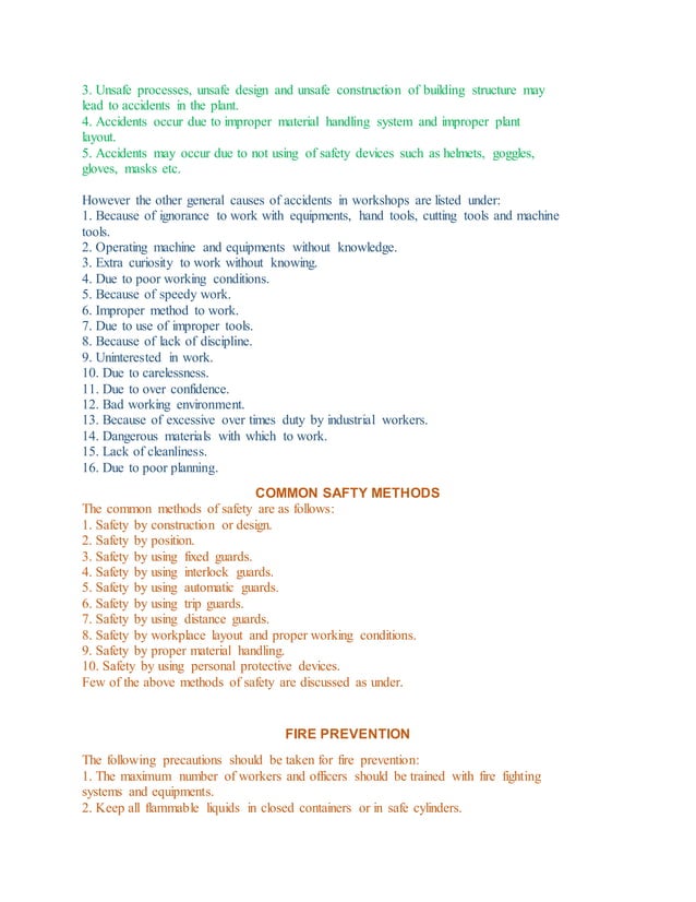 Objectives of industrial safety | DOCX | Injuries | Diseases and Conditions