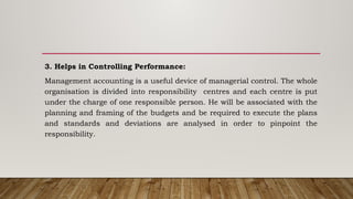 Objectives of Management Accounts in Management | PPTX