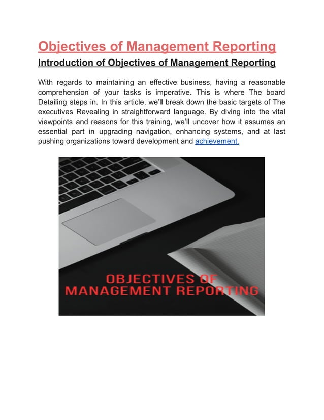 Objectives of Management Reporting.pdf