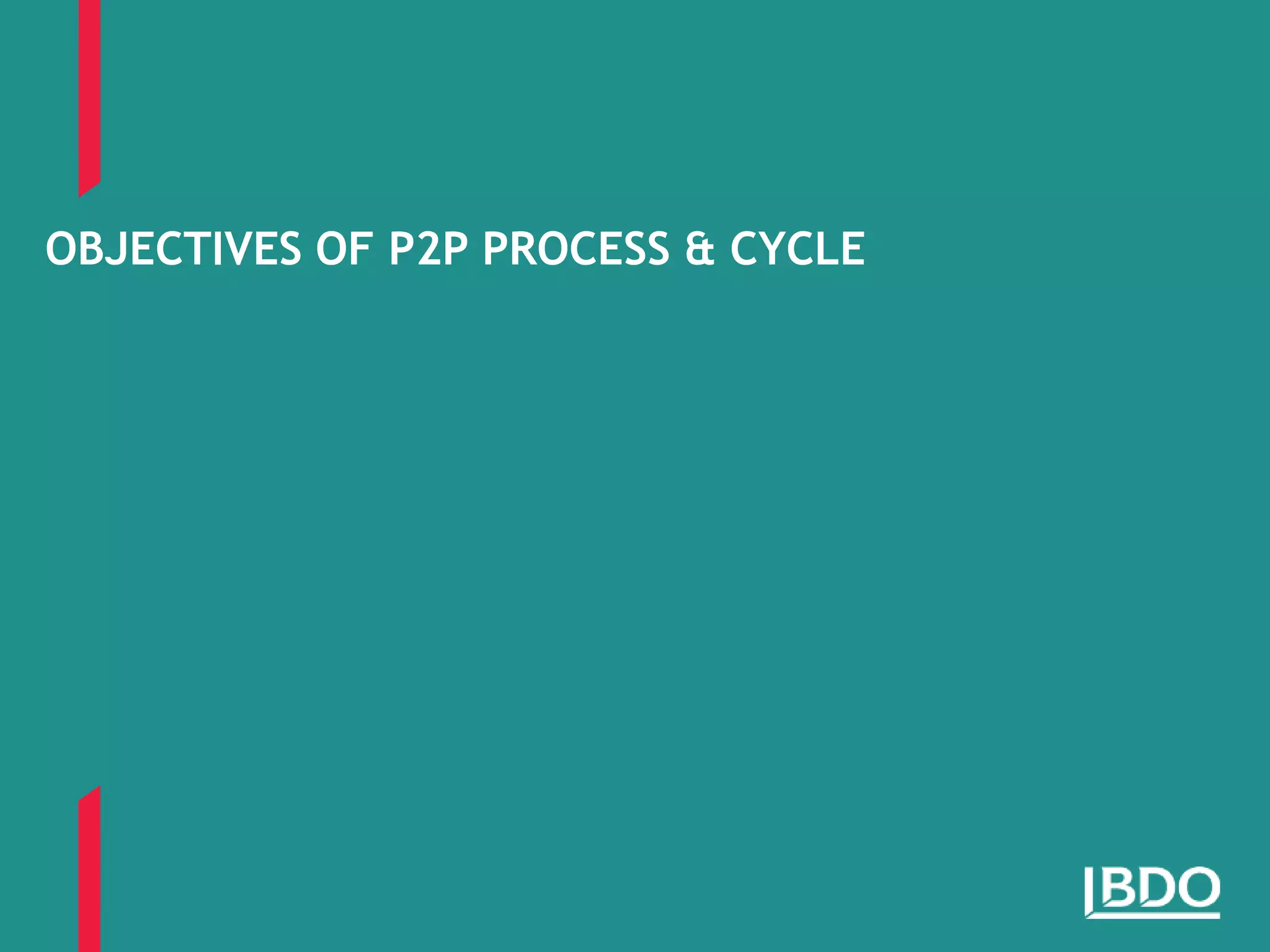 Objectives of p2 p process and cycle | PPTX