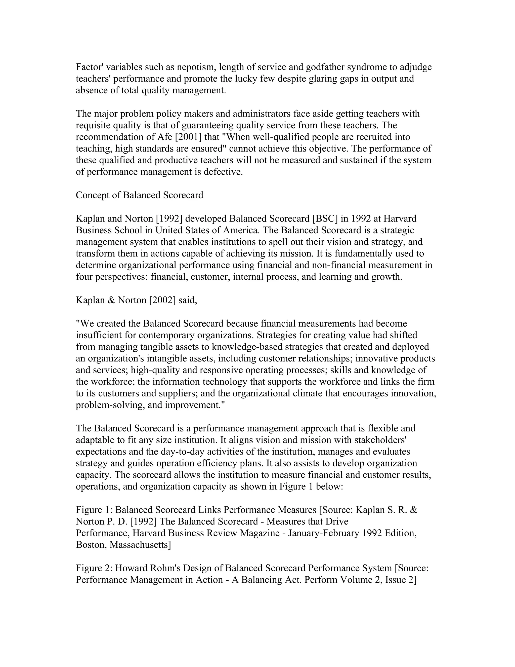 Objectives of performance management system | PDF