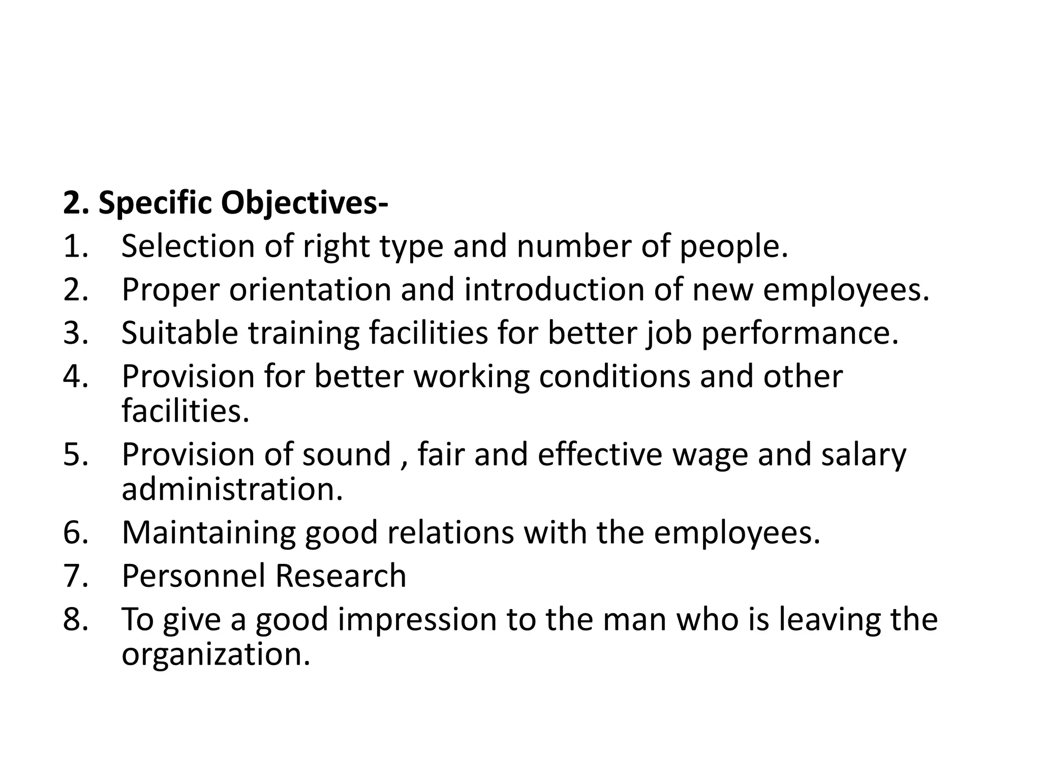 Objectives of Personnel Management and HRM(1) | PPTX