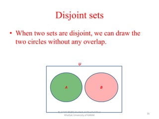 SETS USING VENN DIAGRAMS | PPTX