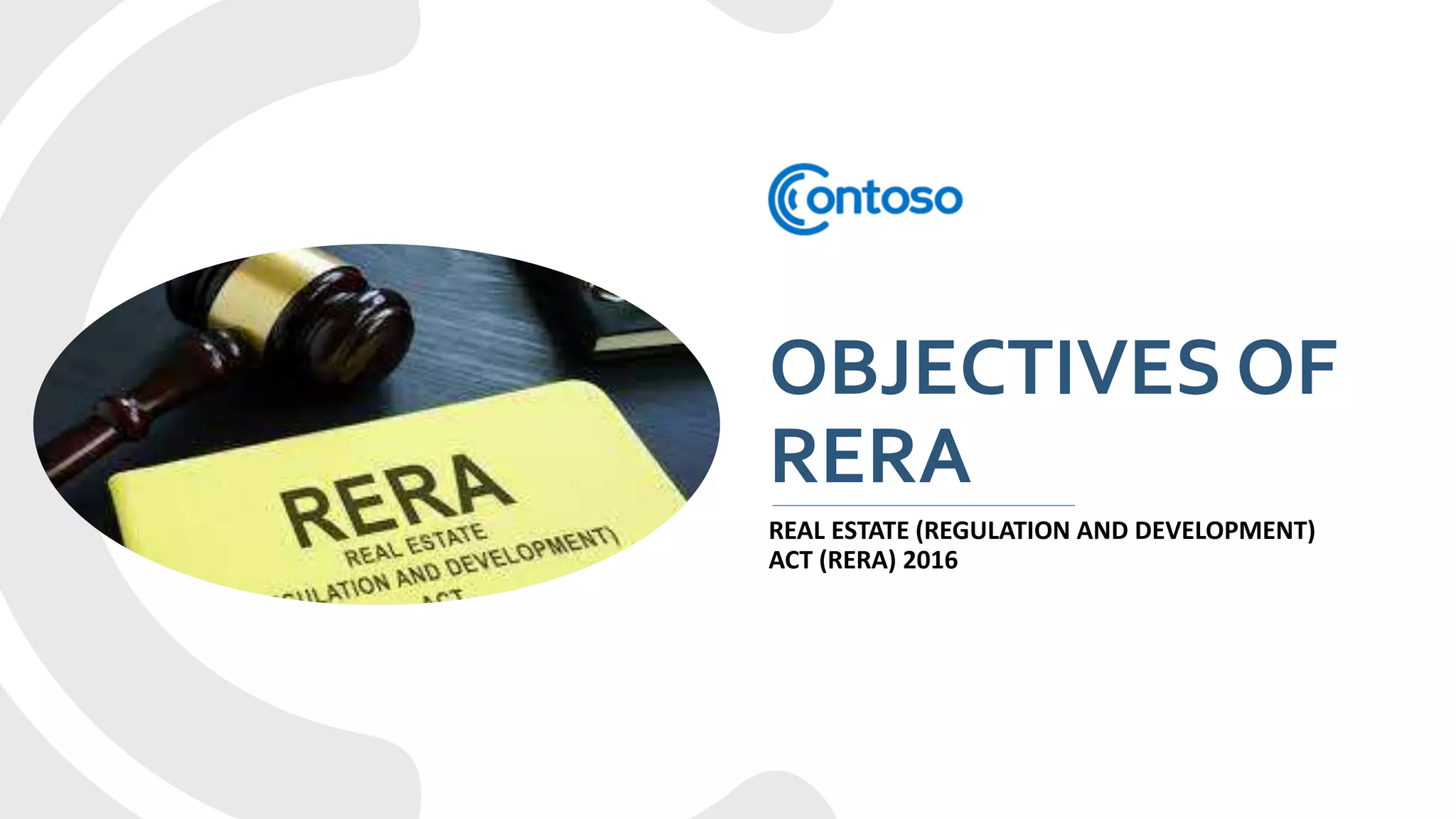 OBJECTIVES OF RERA.pptx