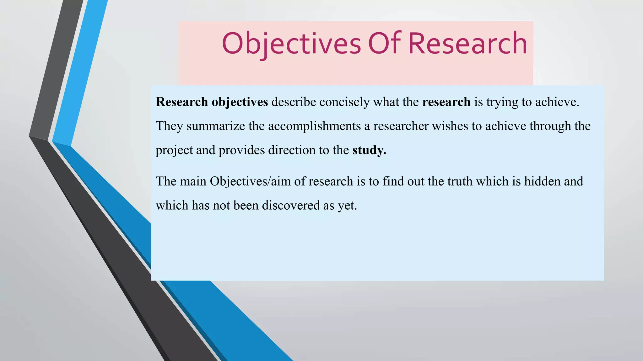 Objectives of research | PPTX