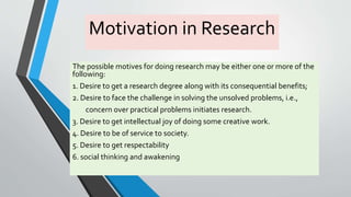 Objectives of research | PPTX