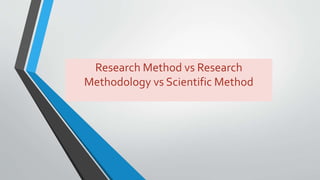 Objectives of research | PPTX