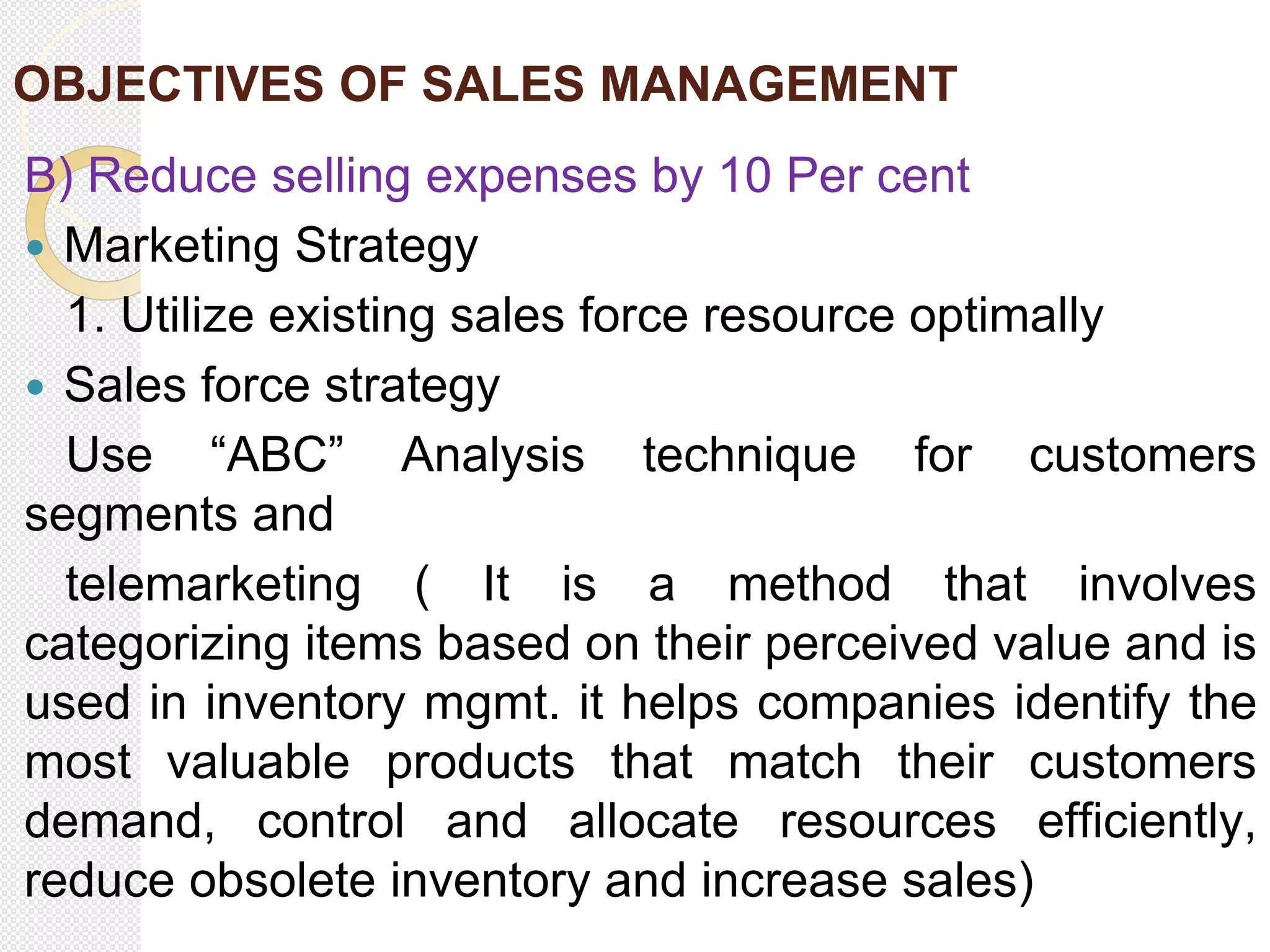 Objectives of Sales Management.ppt