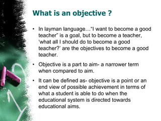 Objectives of science | PPTX