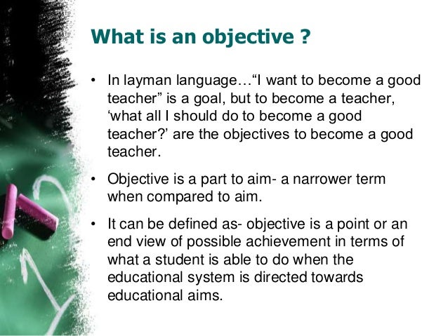 Objectives of science