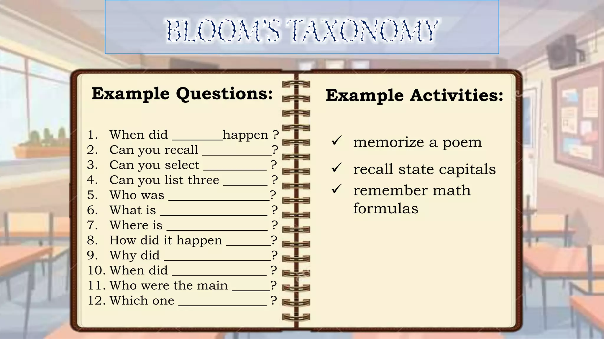 Objectives of science education & Blooms and Revised Bloom's taxonomy ...