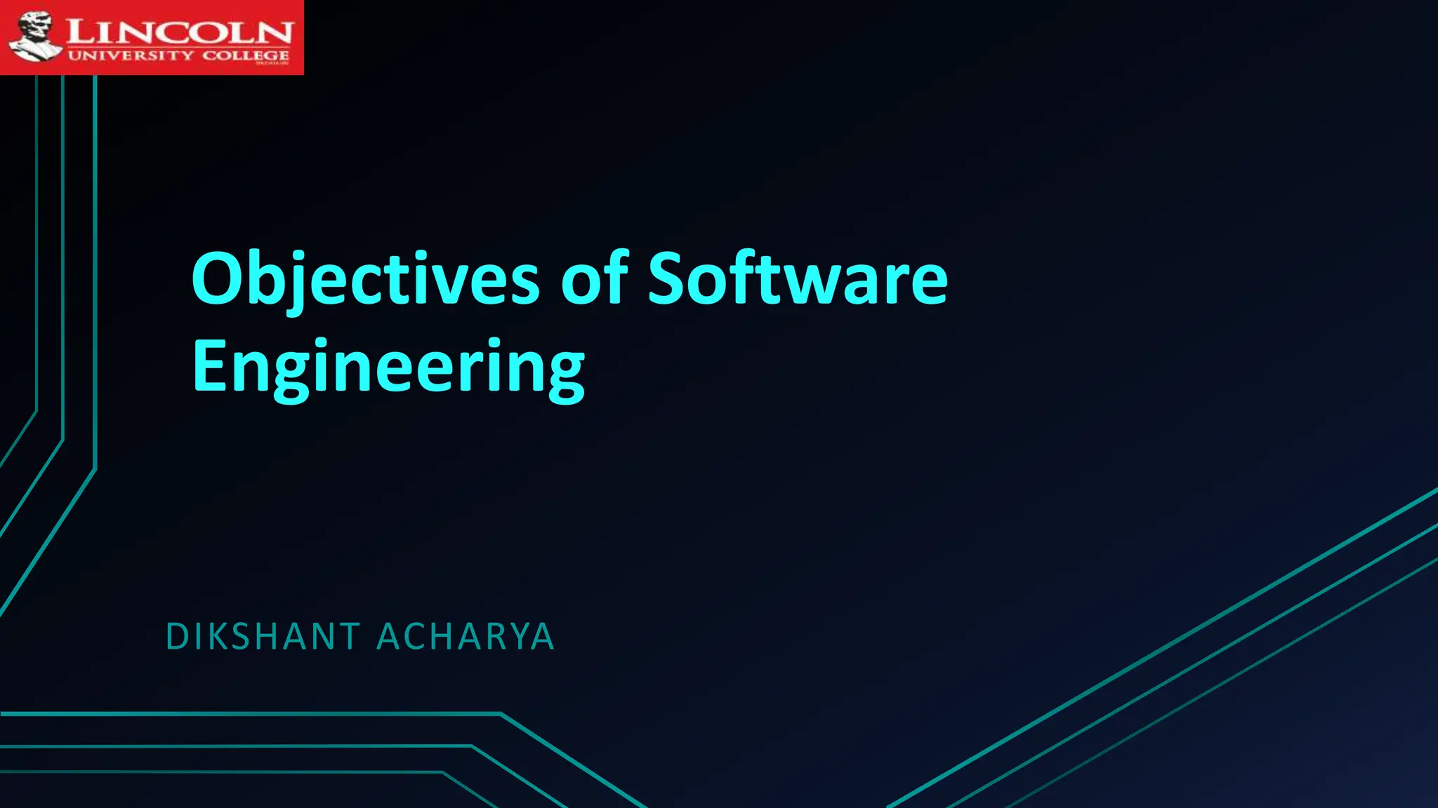 Objectives of Software Engineering and phases of SDLC.pptx