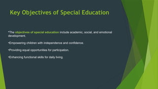 Objectives of Special Education.Communicare | PPTX