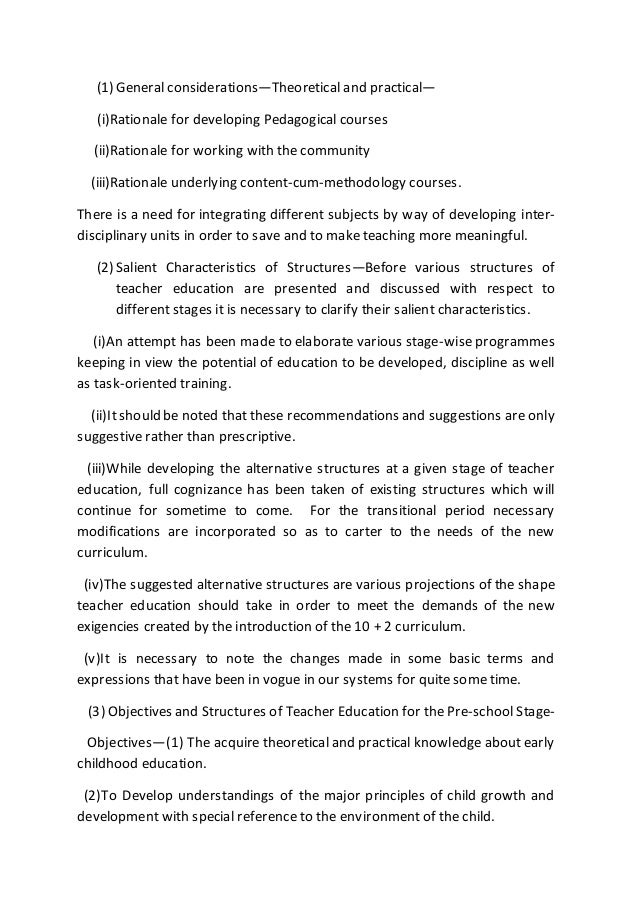 Objectives Of Teacher Education objectives-of-teacher-education