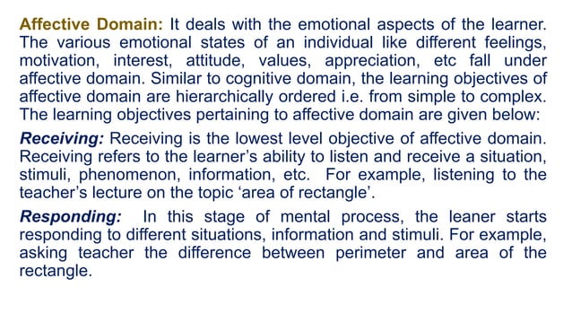 Objectives of Teaching Mathematics | PPT