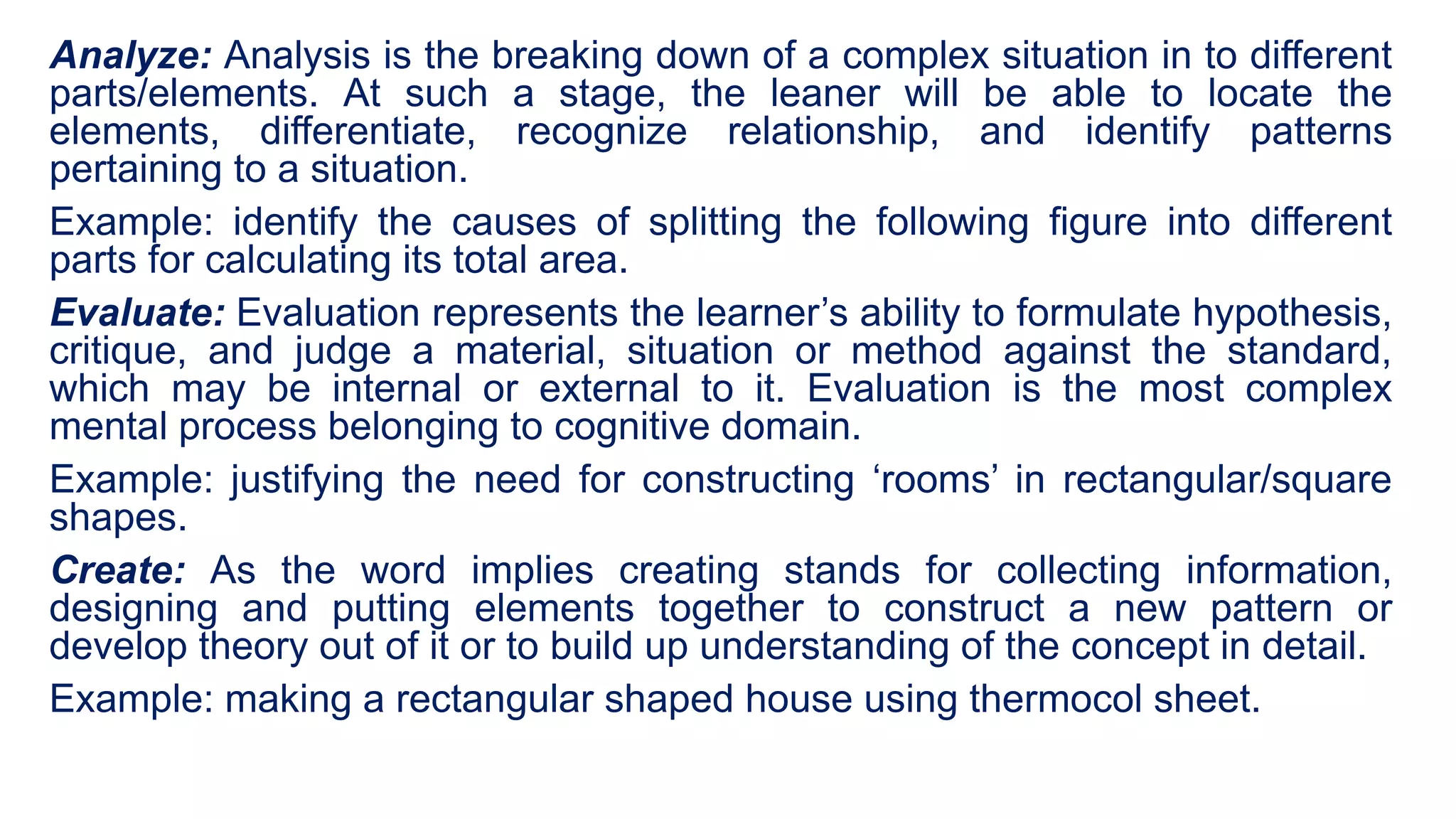 Objectives of teaching mathematics & Blooms Taxonomy | PPTX