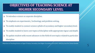 Objectives of teaching science | PPTX