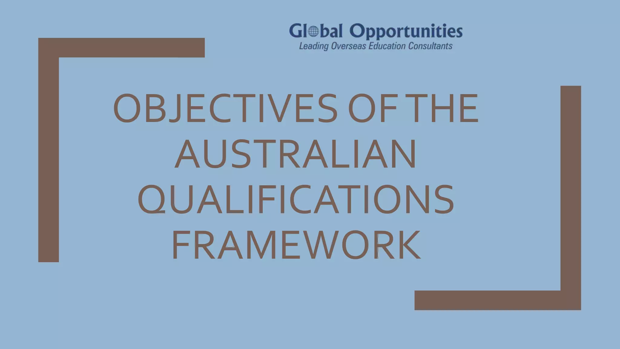 Objectives of the Australian Qualifications Framework | PPTX