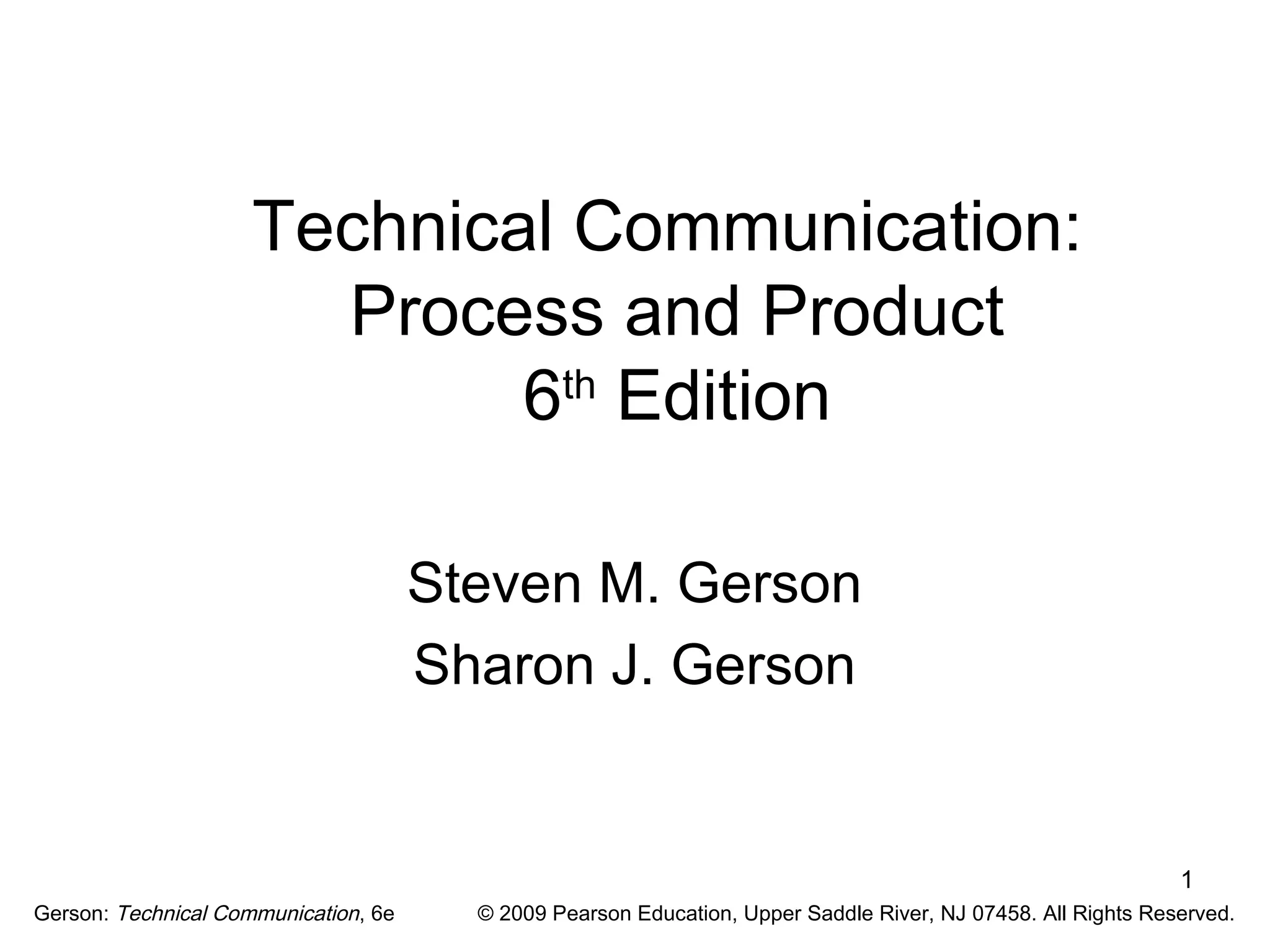 Objectives or goals of technical communication | PPT