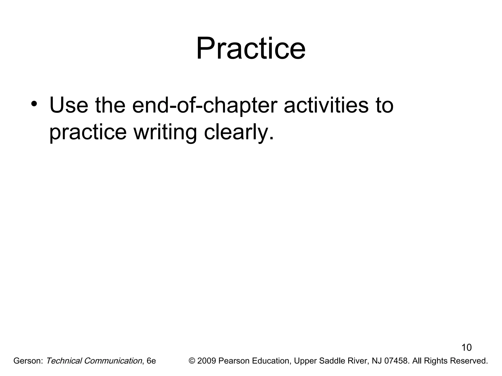 Objectives or goals of technical communication | PPT