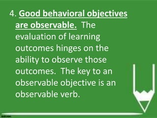 Objective specification | PPTX