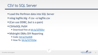 Objective SQL Server Performance | PPTX