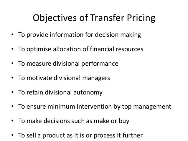 Objectives Requisites Benefits Of Transfer Pricing objectives-requisites-benefits-of-transfer-pricing