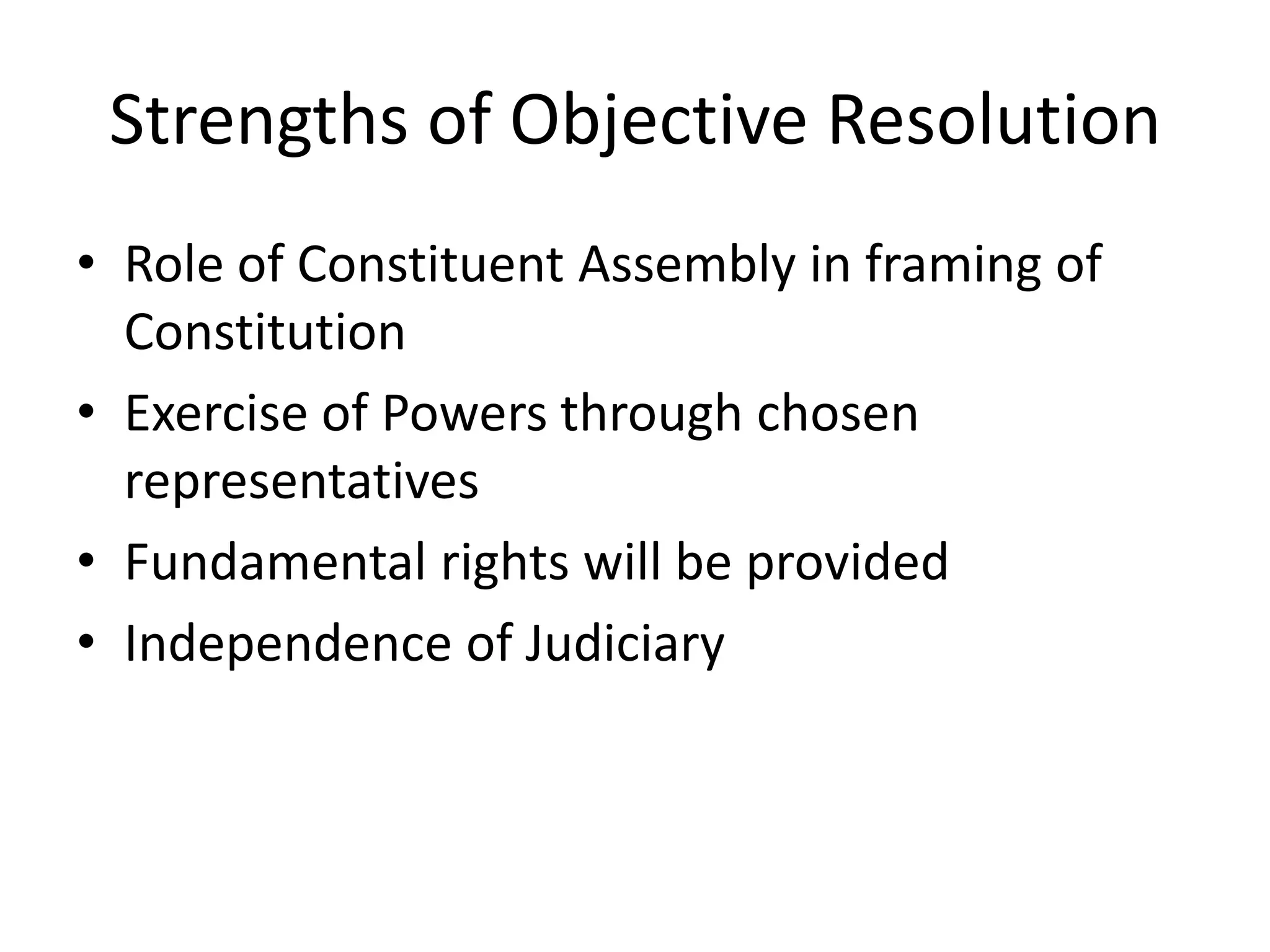 Objectives resolution | PPTX